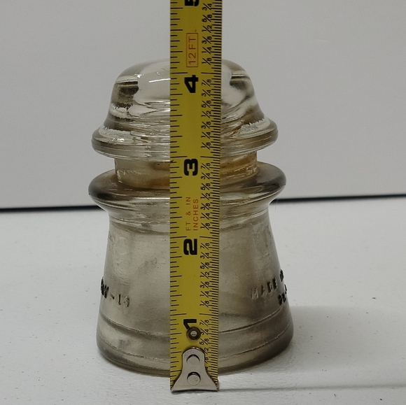 Unbranded | Art | Vintage 25 44 Made In Usa Clear Glass Insulator ...